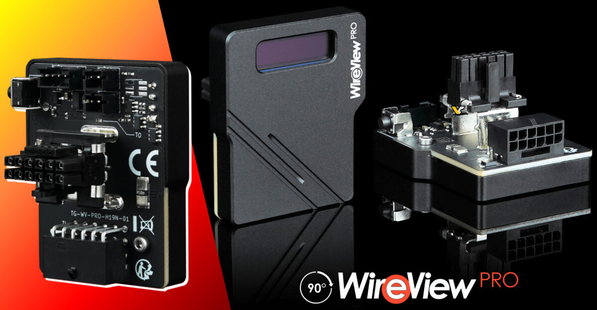 Thermal Grizzly ขอแนะนำ GPU WireView Pro 90°: ฟังก์ชันพลังงาน อุณหภูมิ ...