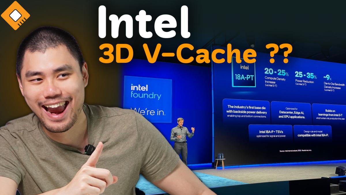 Intel 3D V-Cache มีแววโผล่ใน CPU Nova Lake